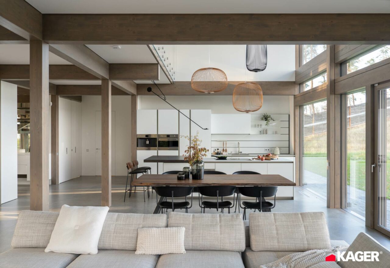 Villa Vita Nova Ucraina: villa in legno e vetro | Kager Italia